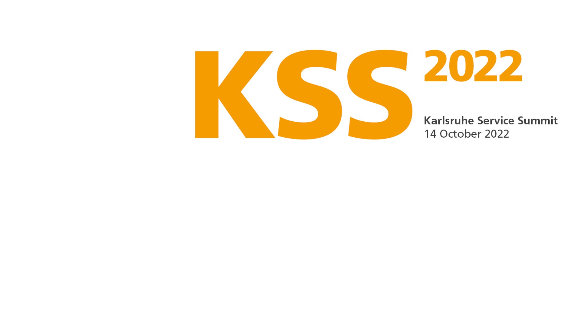 KIT - KSRI ACTIVITIES - NETWORK & EVENTS - Karlsruhe Service Summit (KSS)